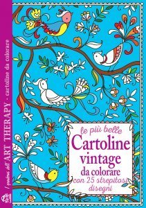 Art Therapy - Cartoline Vintage da colorare