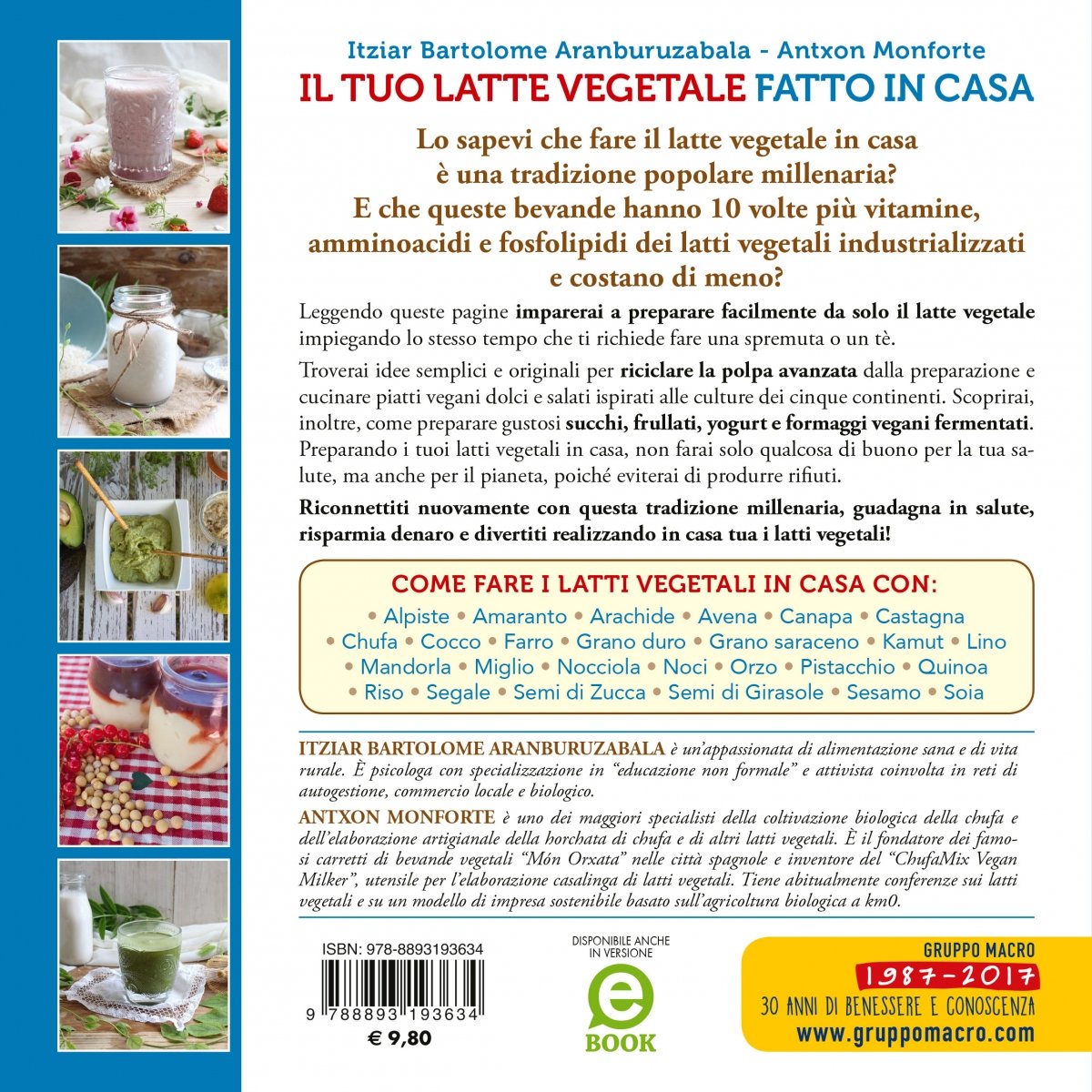 Il Tuo Latte Vegetale Fatto in Casa - Itziar Bartolome Aranburuzabala ...